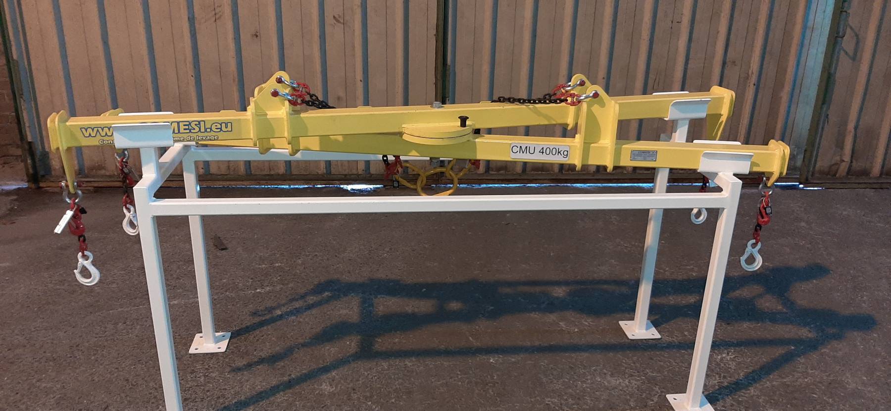 Palonnier Multipoutres en X 400 kg avec rotation