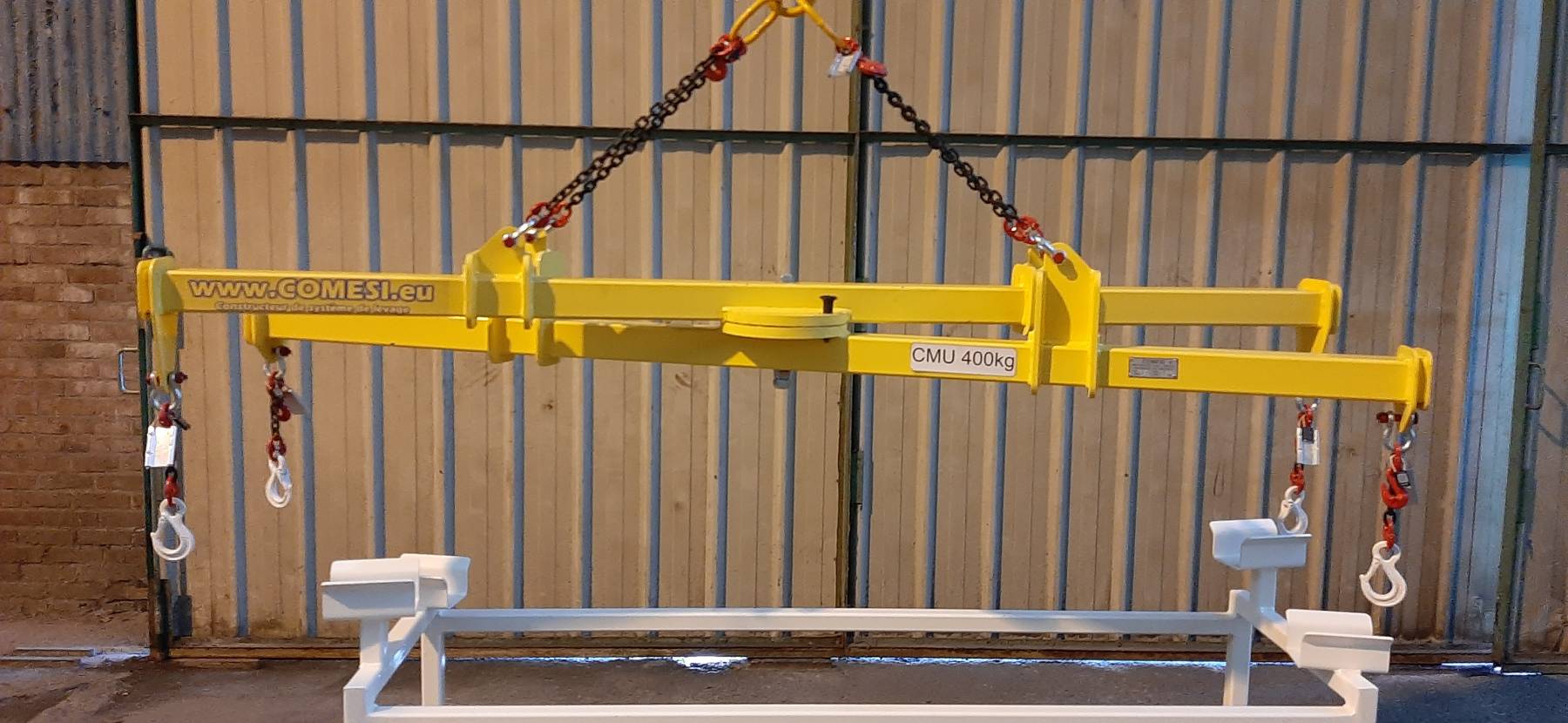 Palonnier Multipoutres en X 400 kg avec rotation